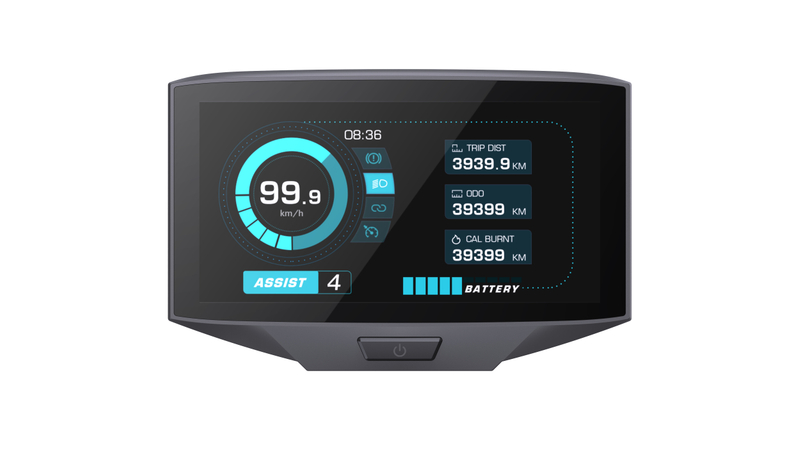 electric bike color display BC550 LCD 5.5 inch ebike display for ...